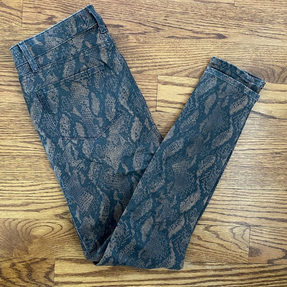 Paige Hoxton Ultra Skinny Jeans Snake Print (29) - Gem
